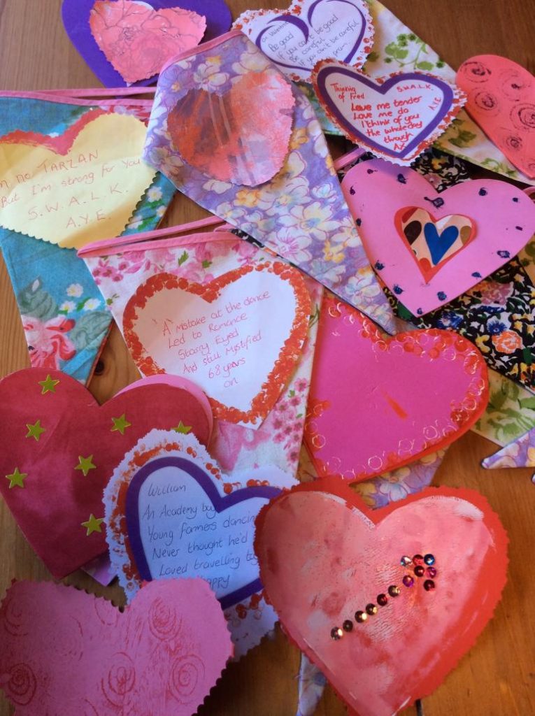 Care home activities | Valentine's Day | Fidra House | North Berwick