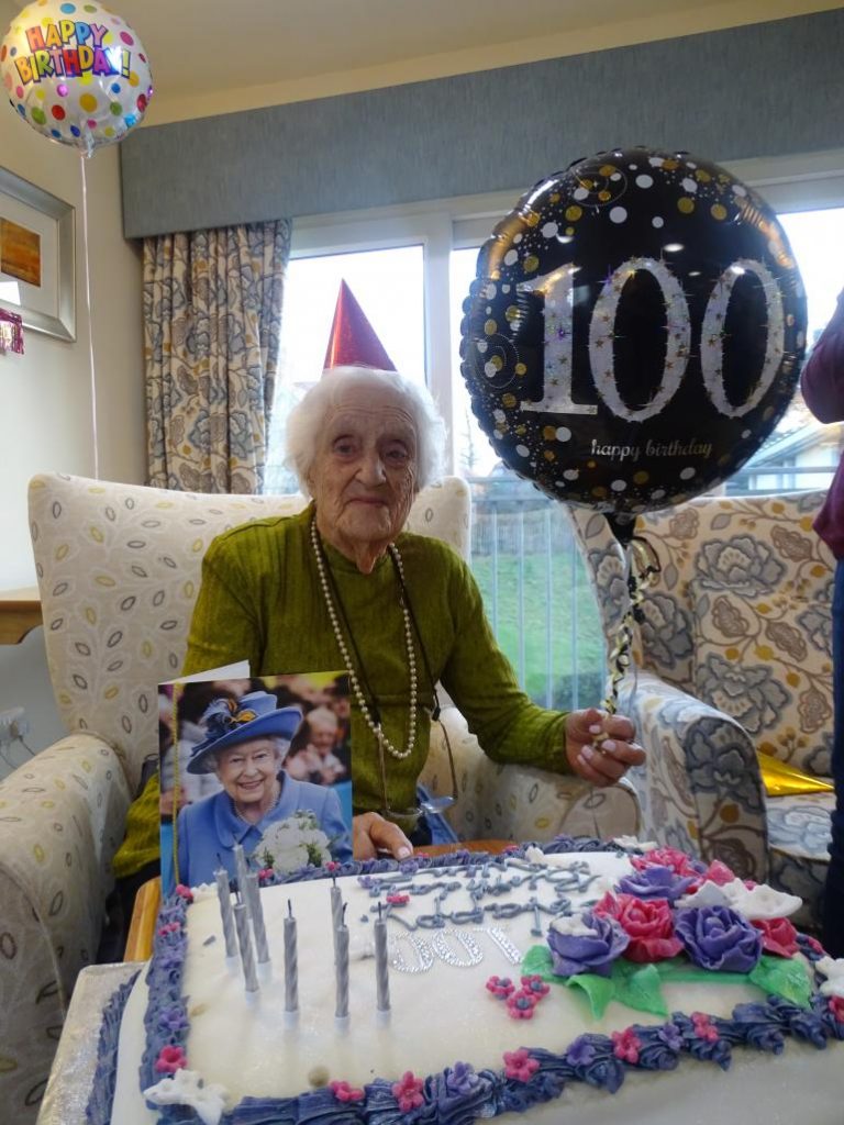 Care Home Activities 100th Birthday Fidra House North Berwick